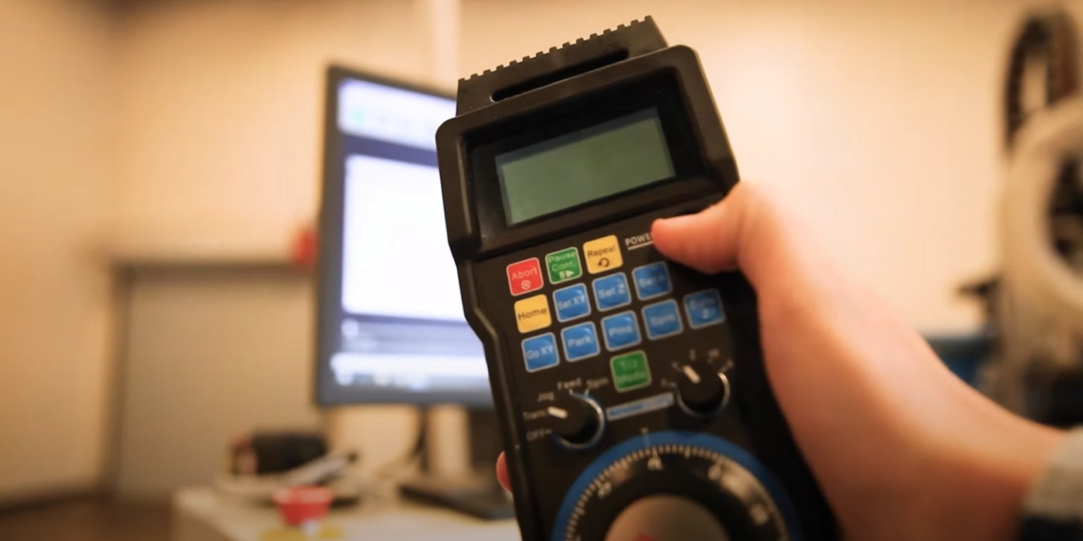 Command your CNC machine wirelessly with a wireless pendant control ...