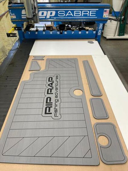 How CNC Machines Work for Custom SeaDek Cutting | ShopSabre CNC